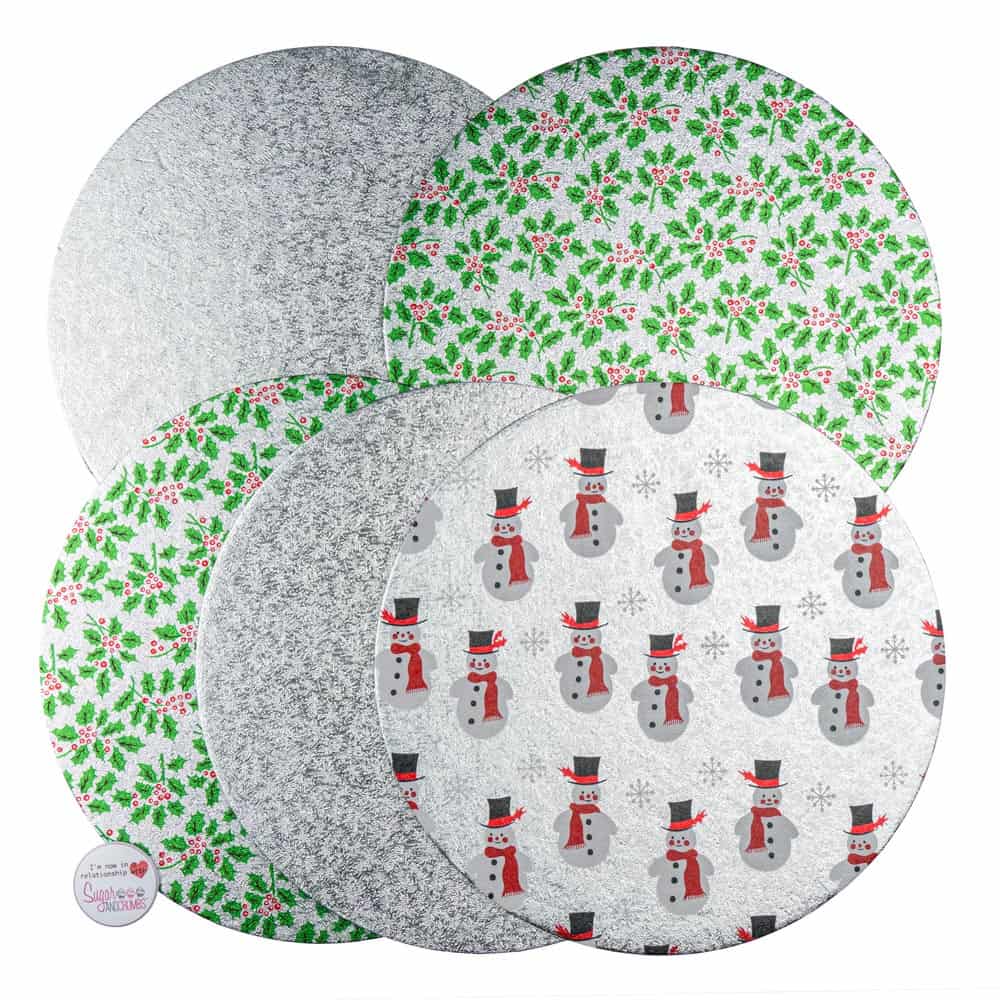 Shop Cake Cards Online (Round and Square) - Sugar and Crumbs